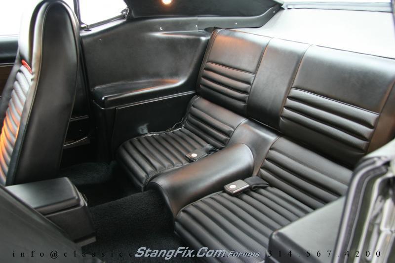 69 Mach and non-folding rear seat | Vintage Mustang Forums